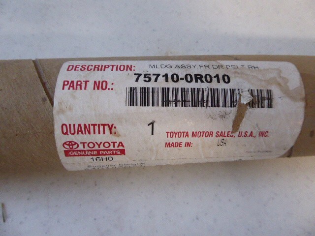 TOYOTA OEM RAV4-Door Window Sweep-Belt Molding Weatherstrip Right ...