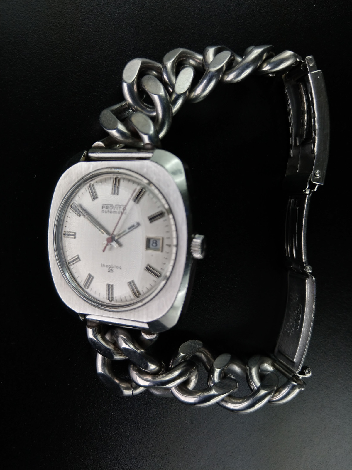 PROVITA Automatic ETA 2783 Uhr + EXPANDRO bracelet Armband pimp watch ...