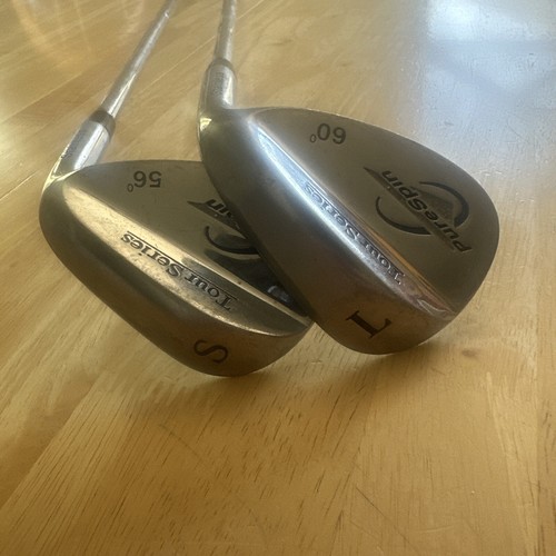 PURE SPIN A1 & S1 Diamond Face Approach & Sand Wedge Set IRONS IRON 60 ...