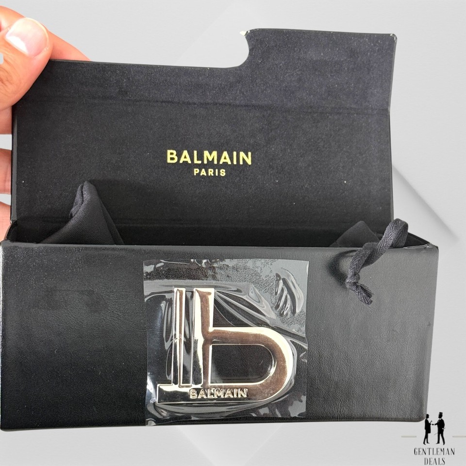 Balmain Eyewear Monogram Acetate & Titanium Cat-Eye Sunglasses Black | eBay