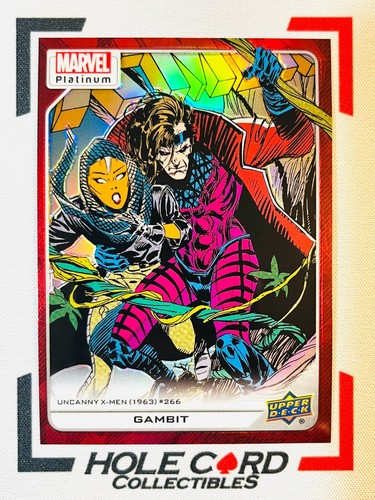 GAMBIT 2023 UD Upper Deck Marvel Platinum #120 Red Rainbow Refractor | eBay