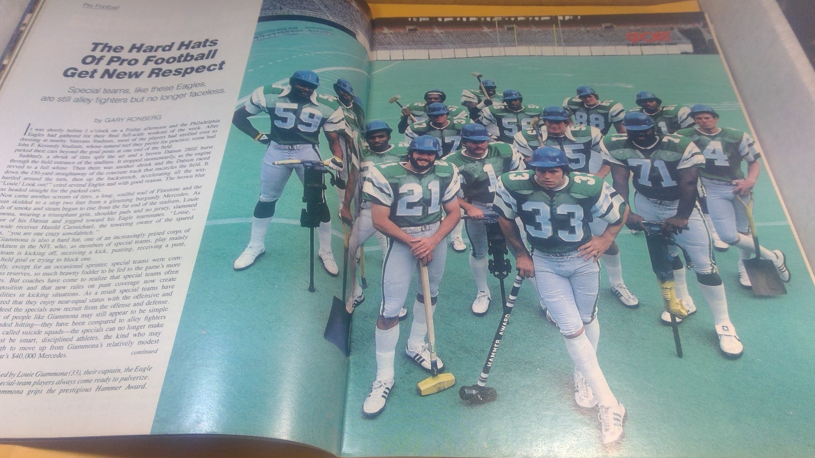 1980 "SPORT" BASEBALL FOOTBALL BASKETBALL MAGAZINE LOUIE GIAMMONA ...