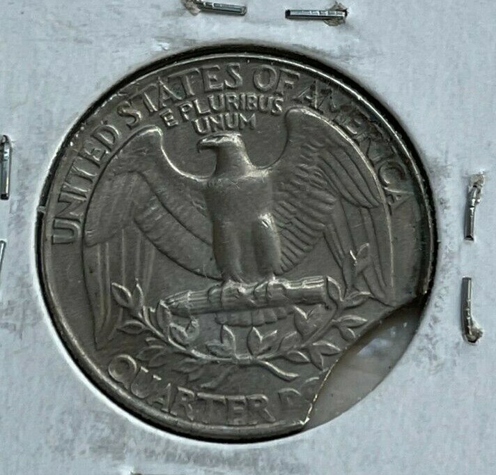 1990 P Washington Quarter Clipped Planchet Clip Error | eBay