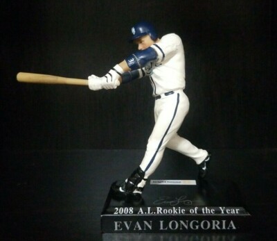 2008 A.L. Rookie of The Year Evan Longoria Figurine Tampa Bay Rays SGA ...