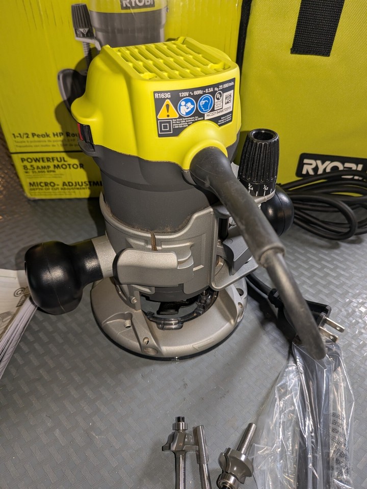 Ryobi 8.5 Amp 1-1/2 Peak HP Fixed Base Corded Router R1631G - PARTS ...