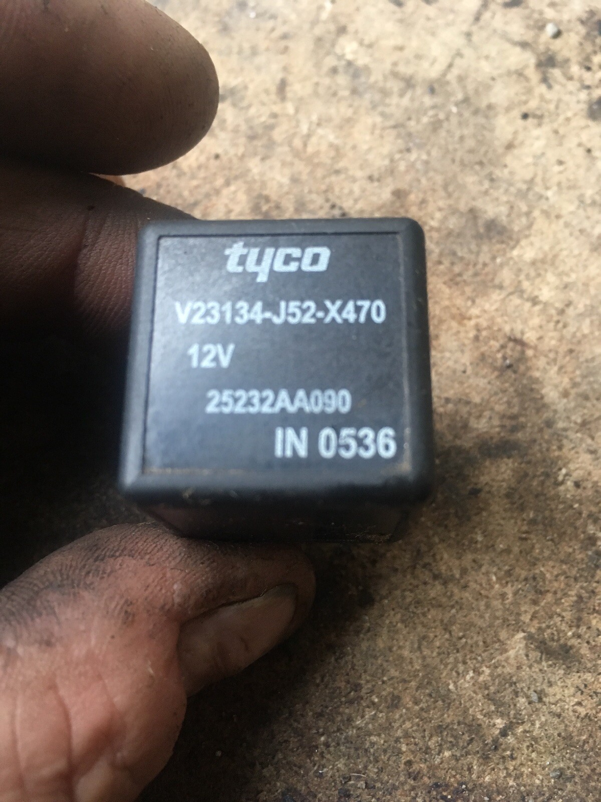 FOR TYCO SUBARU IMPREZA FORESTER SECONDARY AIR PUMP RELAY 4-PIN BLACK ...