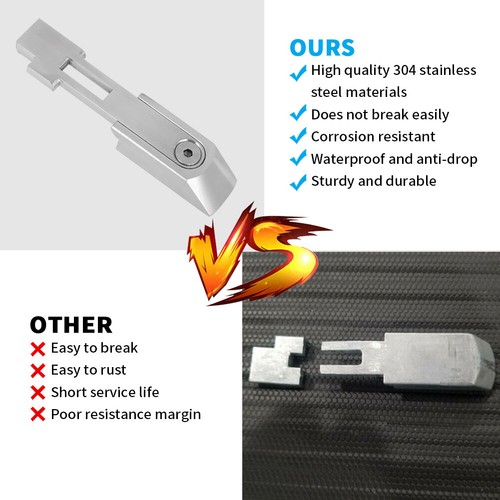 Stainless Door Handle Latch Repair Kit For RV Designer Trimark T507 060 ...