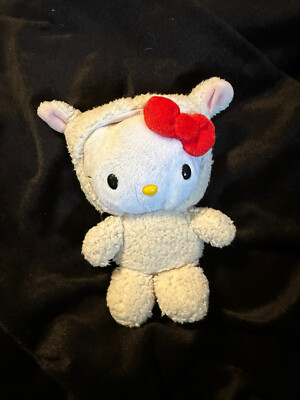 Hello Kitty Plush white Fuzzy Lamb outfit | eBay