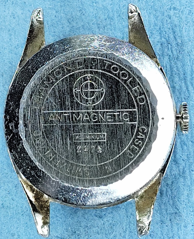 C1223 mens Harvester Sub Dial Manual Wind Aluminum Vintage Old Watch ...