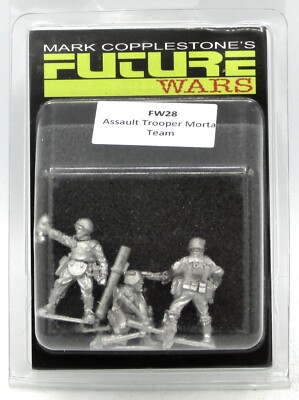 Copplestone FW28 Assault Trooper Mortar Team (Future Wars) Infantry ...