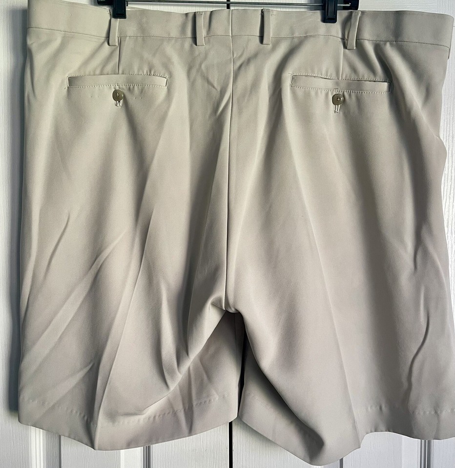 Alan Flusser Mens Performance Khaki Tan Golf Shorts Size 44 | eBay