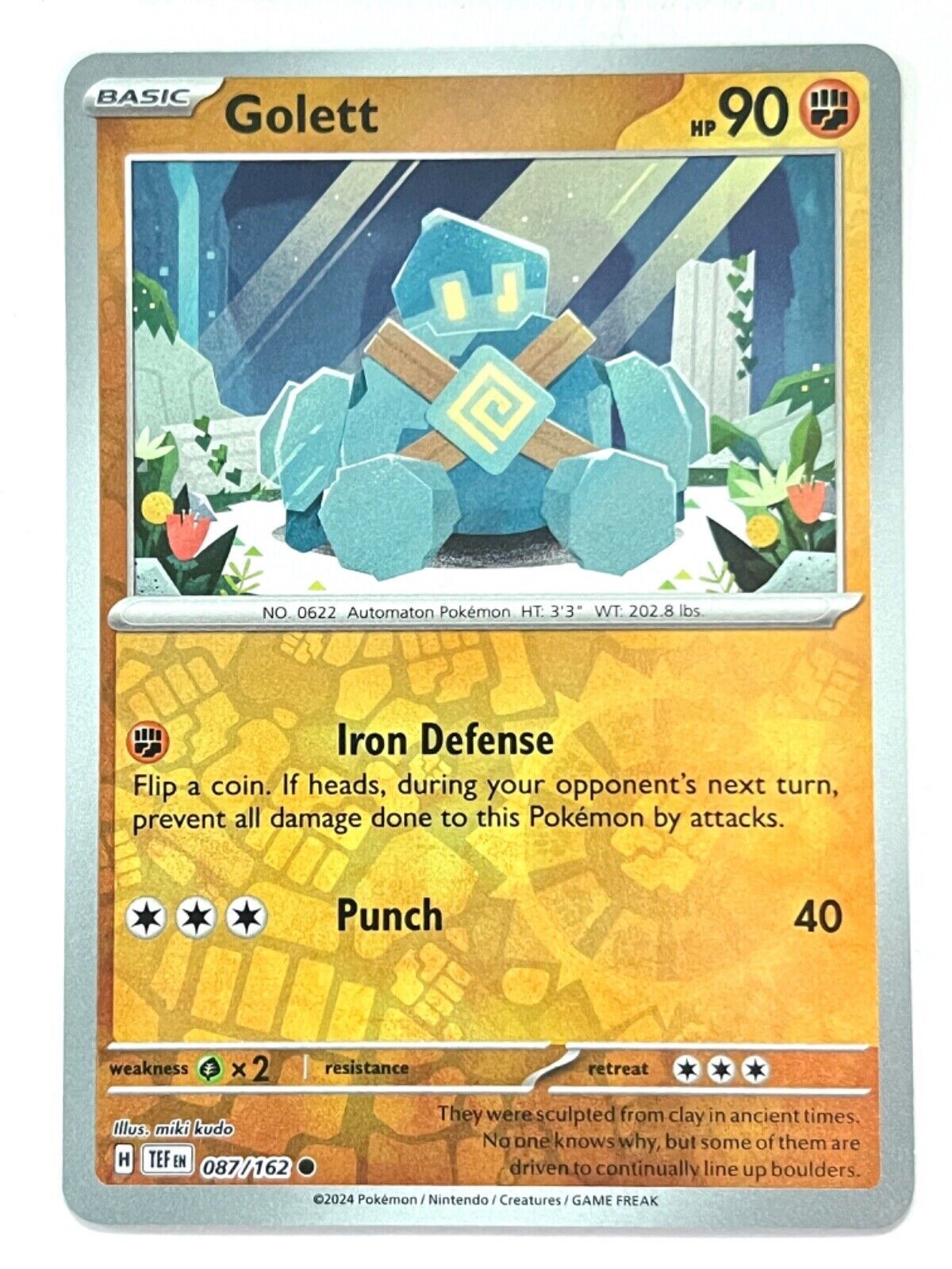 Pokemon - Golett 087/162 - Reverse Holo - Temporal Forces - NM/M | eBay