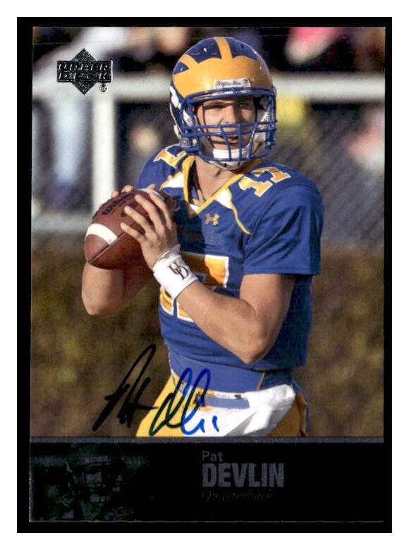 Pat Devlin 2011 Upper Deck College Football Legends AUTOGRAPH AUTO | eBay