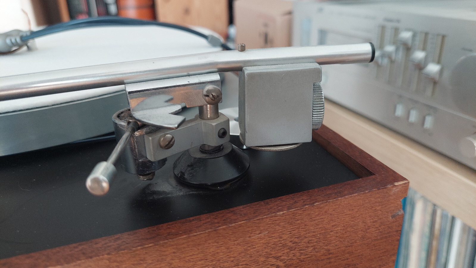 PLATINE VINYLE VINTAGE THORENS TD 150 MK1 1968 bras TP13 (Carton d ...