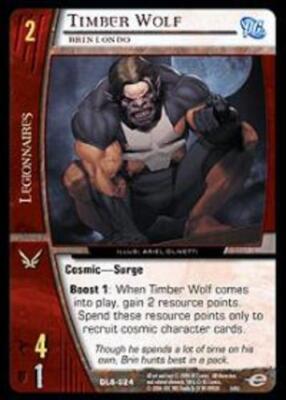 VS System: Timber Wolf, Brin Londo [Played] DC Legion of Super Heroes ...