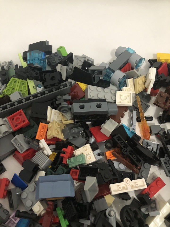 Lego Mixed Pieces Lot 13 Ounces Bricks Random Assortment Building ...