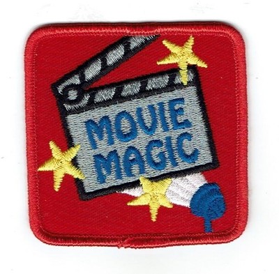 Girl Boy Cub MOVIE MAGIC Fun Patches Badges SCOUT GUIDE party trip tour ...