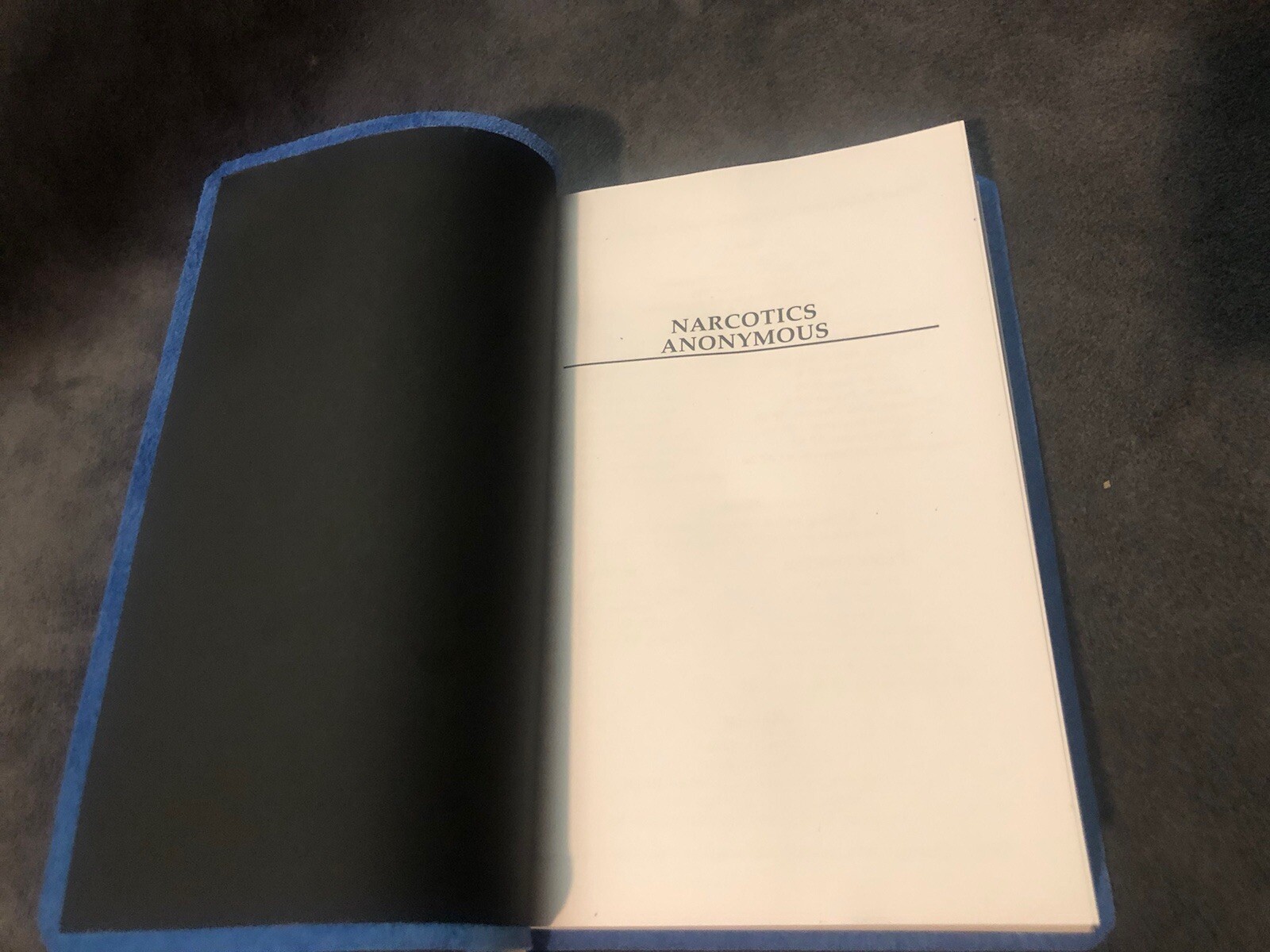 Rare narcotics anonymous 6th edition Book Genuine Leather Bound NA | eBay