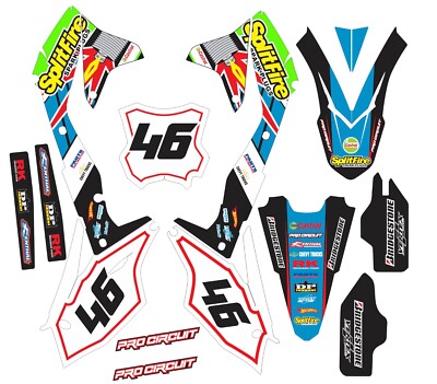 Graphic Kit for 2016 2017 2018 Kawasaki KXF450 KX450f KX 450f Decal ...
