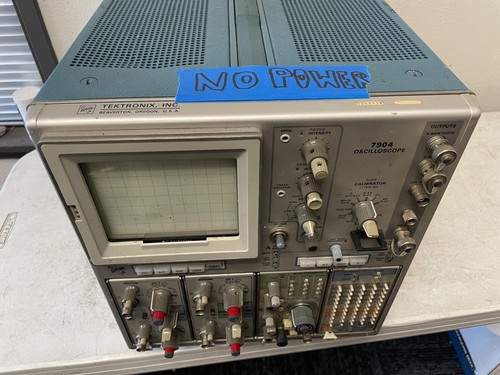 "Tektronix 7904 Oscilloscope w/ 7A26 7A13 7B71 7B70 Modules – No Power ...