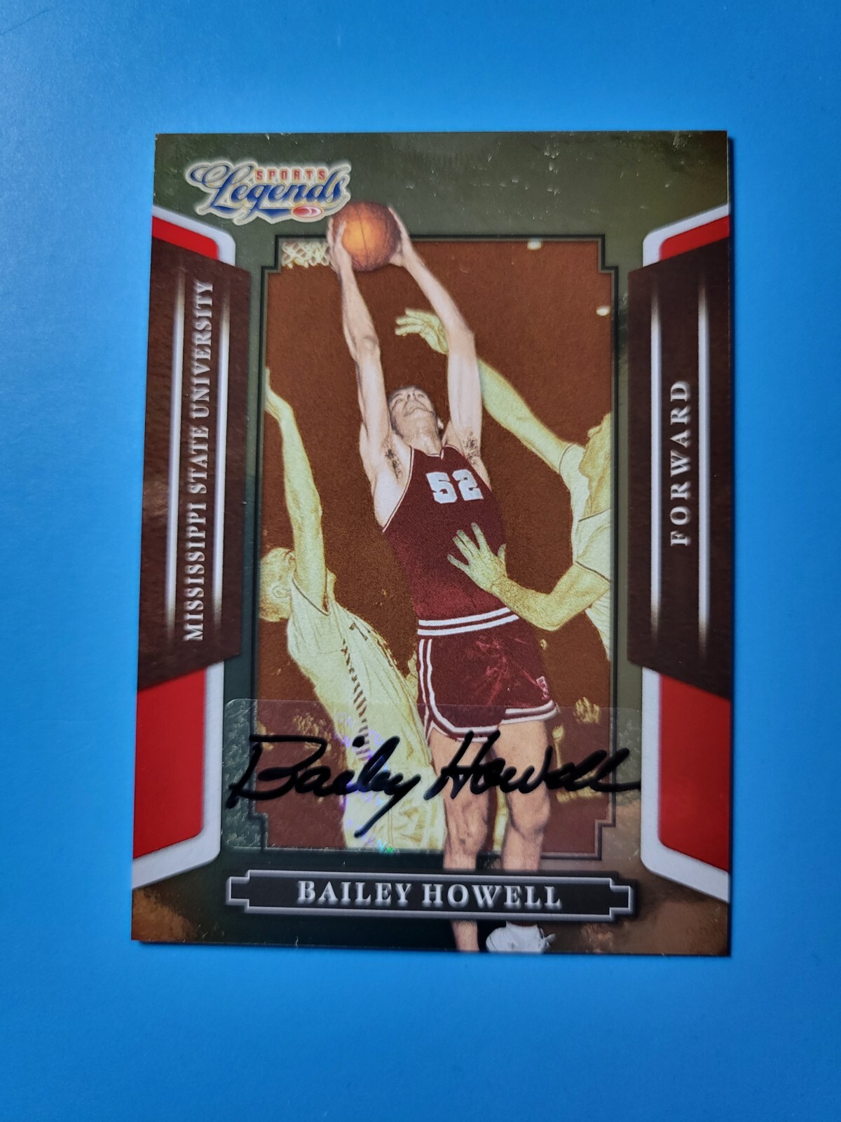 Bailey Howell 2008 Donruss Americana Sports Legends Auto 036/664 2 Card ...