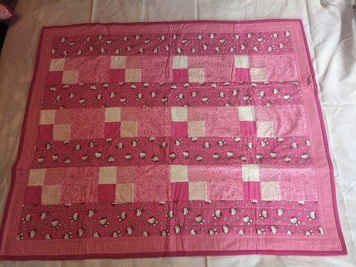 Hello Kitty Crib Quilt 43x46 Baby, Toddler, Play Mat, Perfect Gift ...