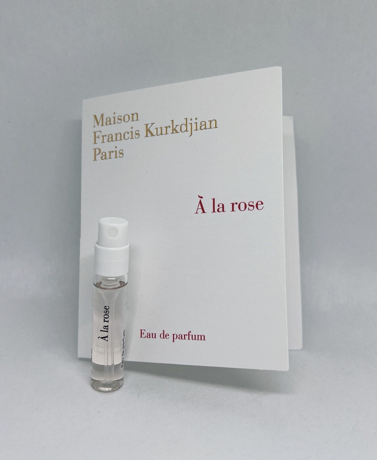 Maison Francis Kurkdjian Paris A La Rose Eau De Parfum EDP MFK 0.06oz ...