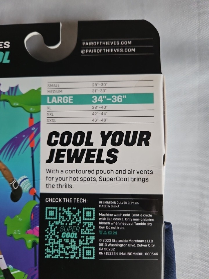 Pair of Thieves Men's SuperCool Boxer Briefs Stay Dry Tech 2pk Navy ...