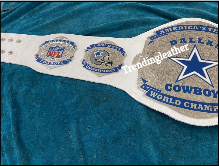 American Dallas cowboy world championships belts adult size 2mm zinc | eBay