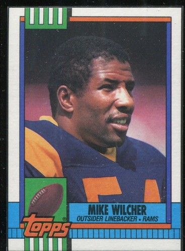 1990 Topps Football Mike Wilcher #80 Los Angeles Rams | eBay