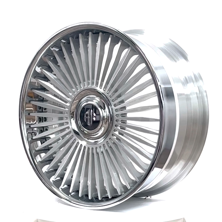 22x9" 5lugs 5x127 / 5x5 American Forged 3pc Wheel Single Rim ET +15mm ...