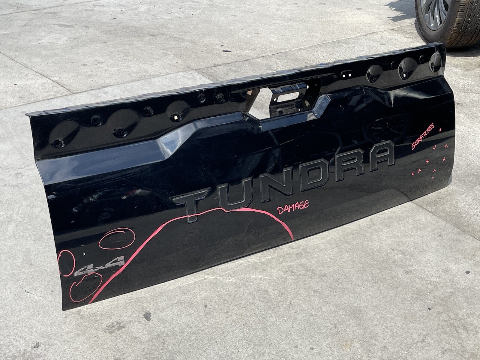 2022 2023 2024 TOYOTA TUNDRA TAILGATE SHELL OEM USED (NO SHIPPING) | eBay