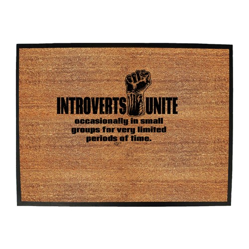Introverts Unite Occasionally - Shed Bar Man Cave Novelty Funny Door ...