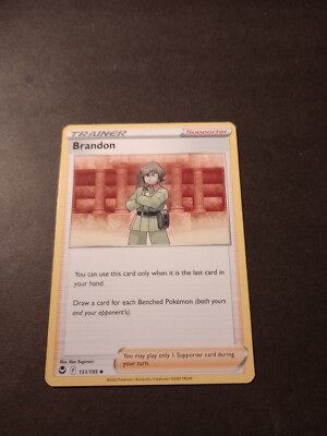 Pokemon Silver Tempest Brandon Uncommon Trainer Card 151/195 NM | eBay