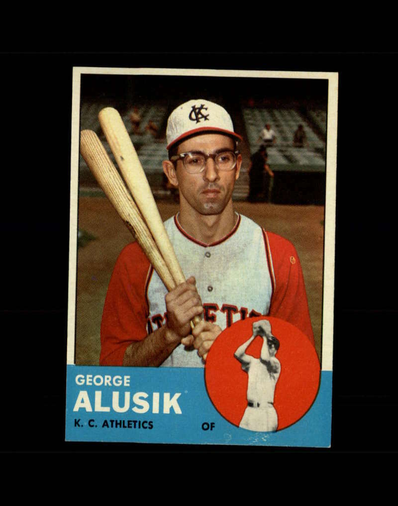 1963 Topps Baseball #051 George Alusik STARX 6.5 EX/MT+ CS62866 | eBay