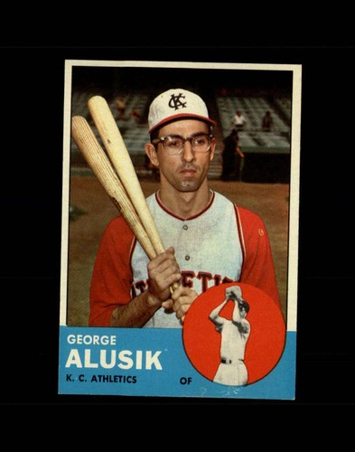 1963 Topps Baseball #051 George Alusik STARX 6.5 EX/MT+ CS62866 | eBay