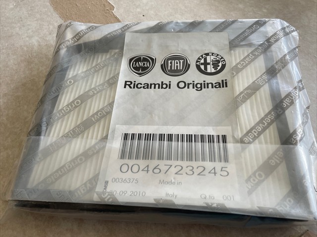 Genuine Fiat PUNTO DOBLO Pollen Filter 46723245 for sale online | eBay