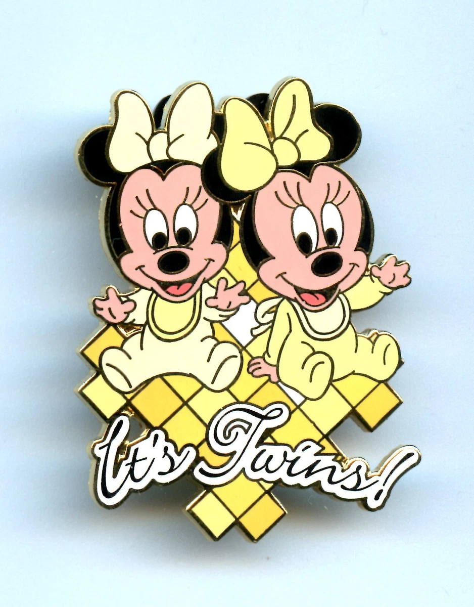 Red Yellow Minnie Mouse Baby Announcements