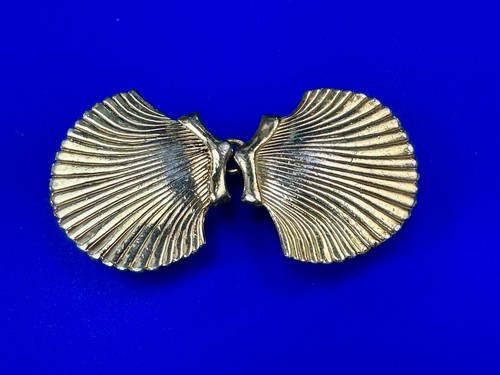 Ocean Sea Clam Shells Interconnecting Vintage Belt Buckle By ...