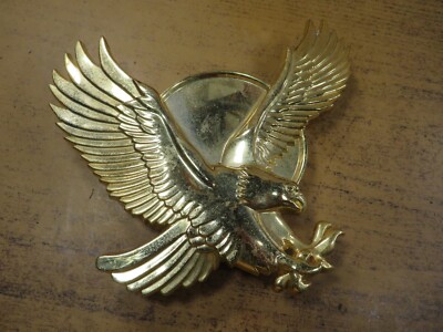 Luxor wire wheel Gold Tone Eagle Center Cap Spinner #3 | eBay