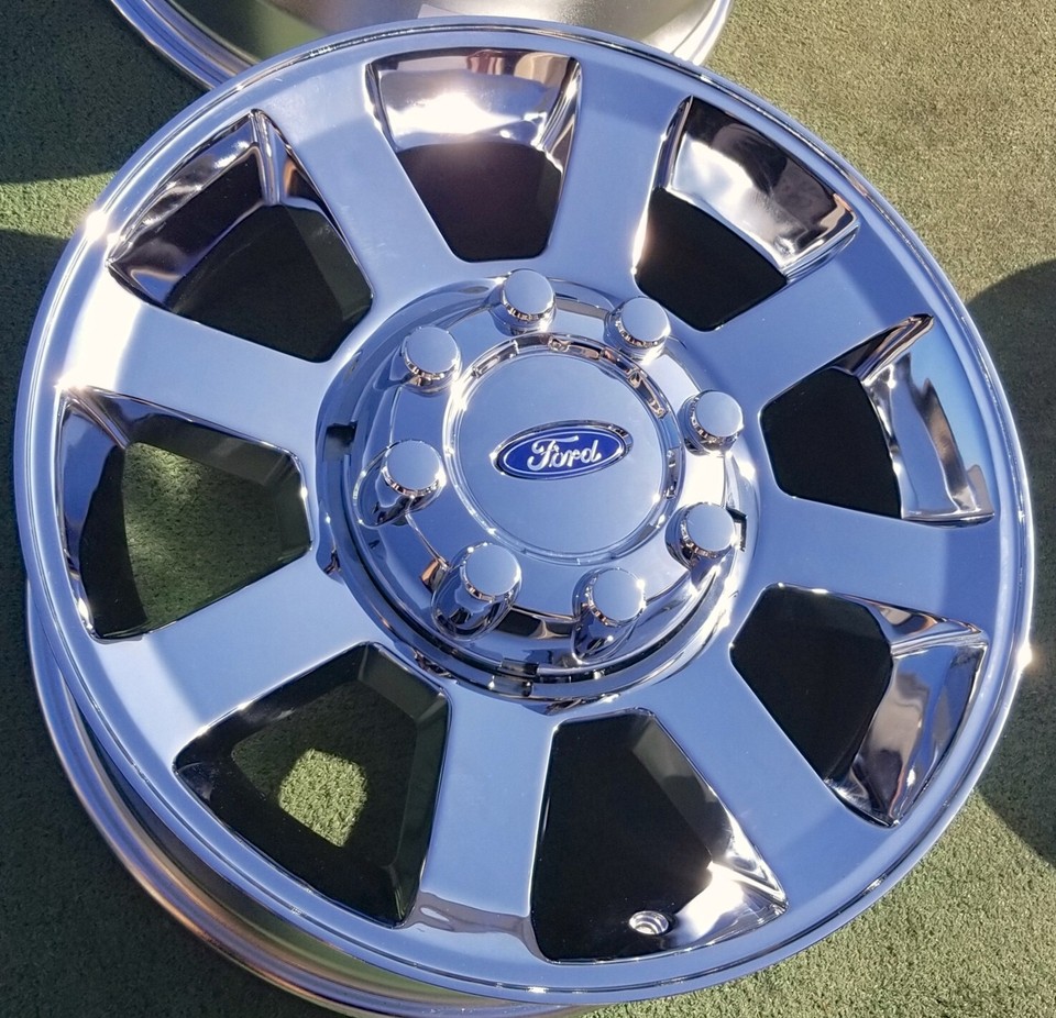 Ford F250 Chrome Wheels 20 inch F250SD New F-250 F350 OEM Factory spec ...