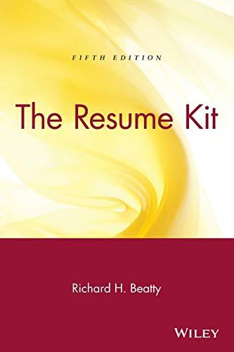 THE RESUME KIT By Richard H. Beatty *Excellent Condition* 9780471449263 ...