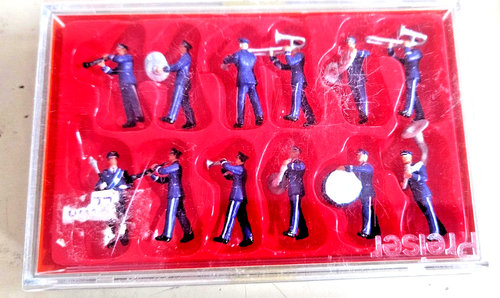 Preiser Mini-Figures 10132, U.S. Air Force Band, 12 Figures, HO Scale ...