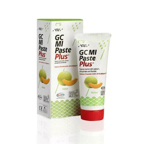 GC MI Paste Plus Topical Tooth Crème 0.20% Sodium Fluoride 40g Tube ...