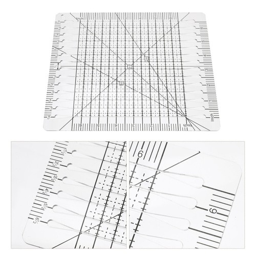 Tool Sewing Ruler Clear Patchwork Rectangle Shape Templates | eBay UK