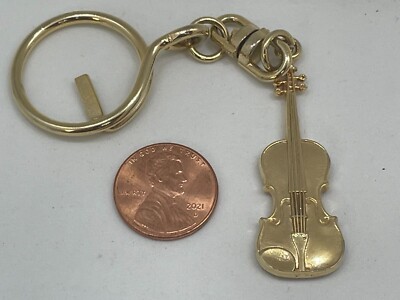 Violin Metal Keychain Key Ring | eBay