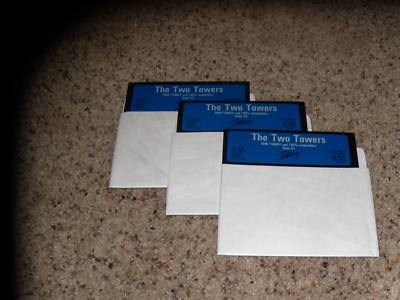 The Two Towers IBM/Tandy Game on 5.25" disks | eBay
