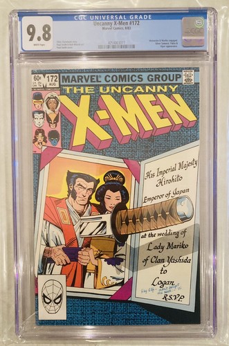 Uncanny X-Men #172 CGC 9.8 - WHITE Pages | eBay