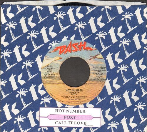 Foxy - Hot Number/Call It Love Dash 5050 Vinyl 45 rpm Record | eBay