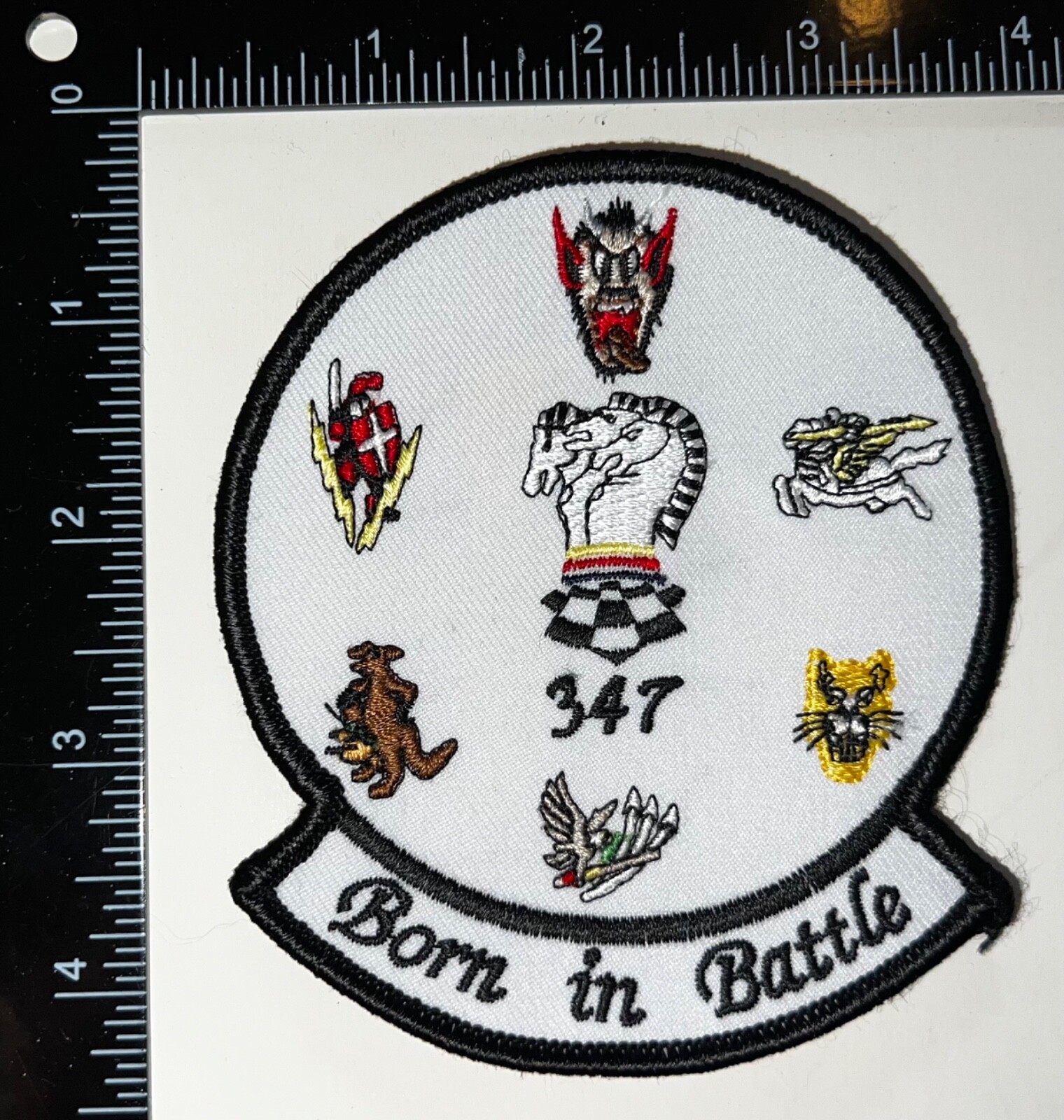 USAF 347th Fighter Wing Born In Battle Squadron Gaggle Patch | eBay